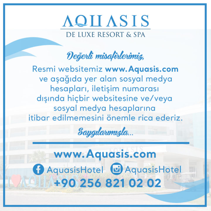 bilgilendirme | Aquasis Deluxe Resort & Spa